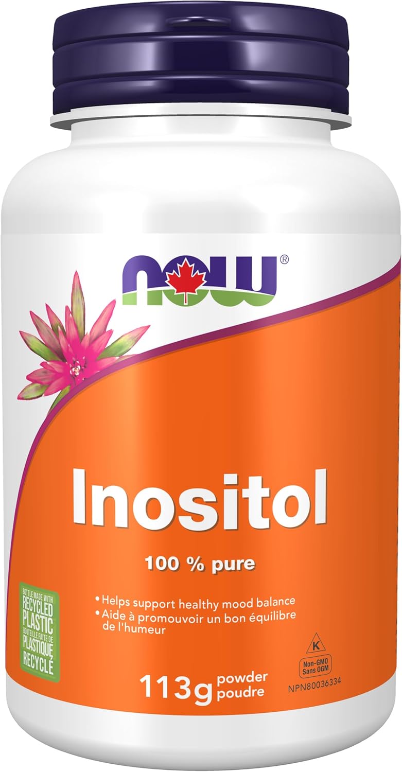 NOW Inositol Powder 113g – Pure Mood Support & Nervous System