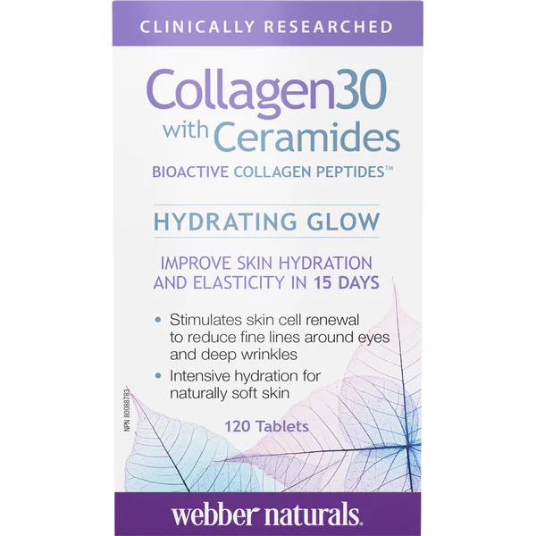 Webber Naturals Collagen30 with Ceramides – Skin, Hair & Nail Support