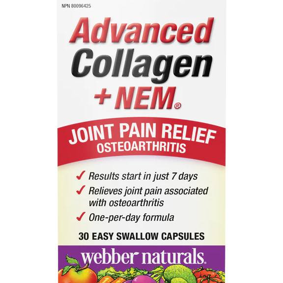 Webber Naturals Advanced Collagen + NEM – Fast Osteoarthritic Joint ...