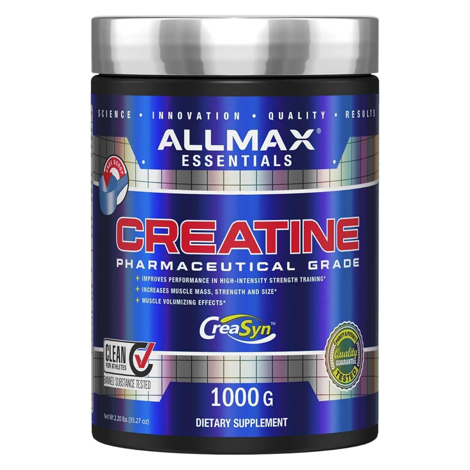 ALLMAX Creatine Monohydrate Powder (1000g, 400g 100g)