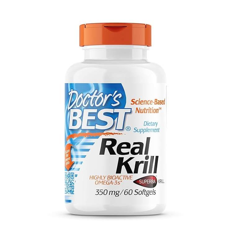 Doctor's Best Real Krill, 350 Mg