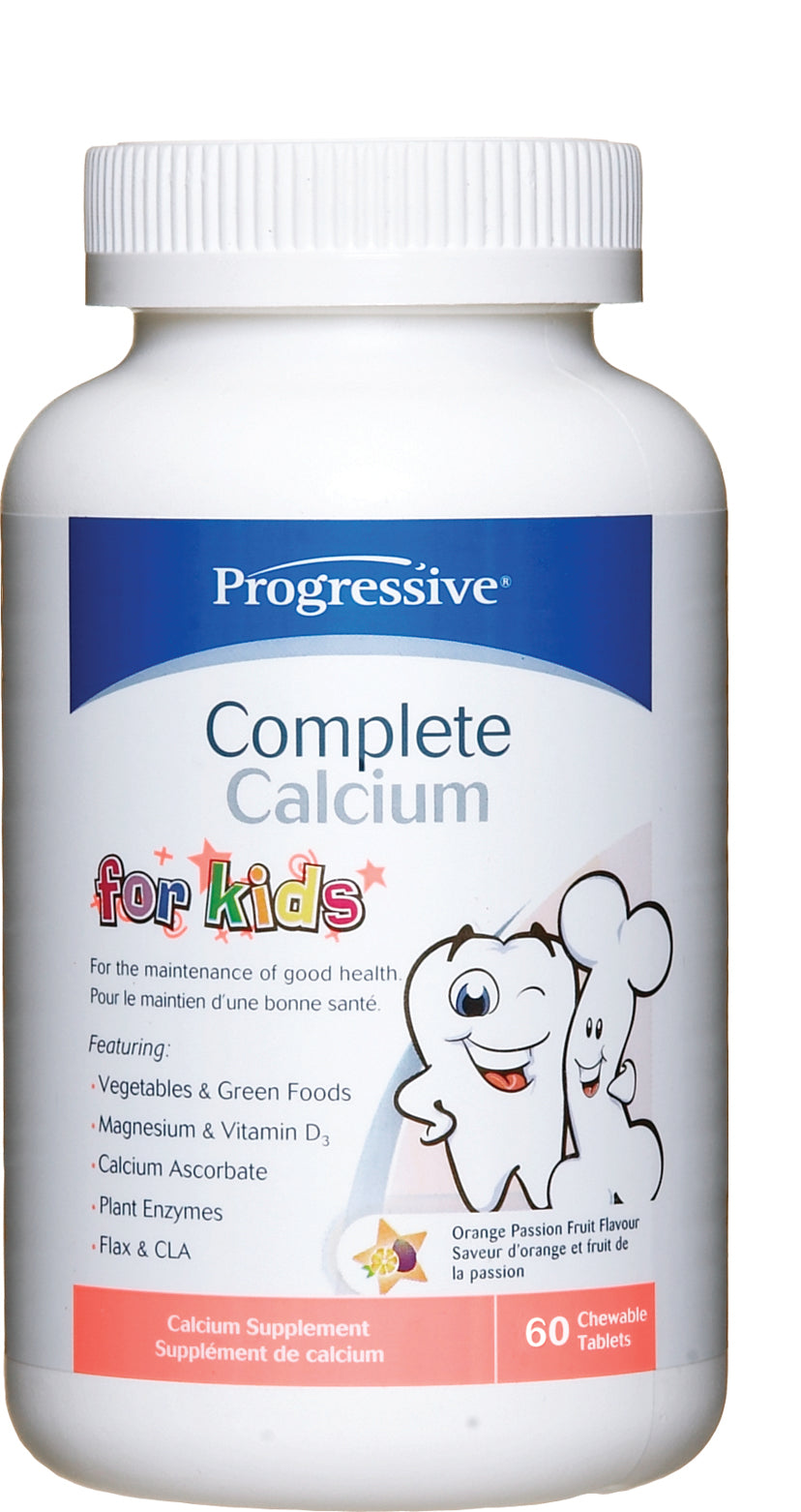 Progressive Complete Calcium for Kids – Bone & Immune Support | Orange ...