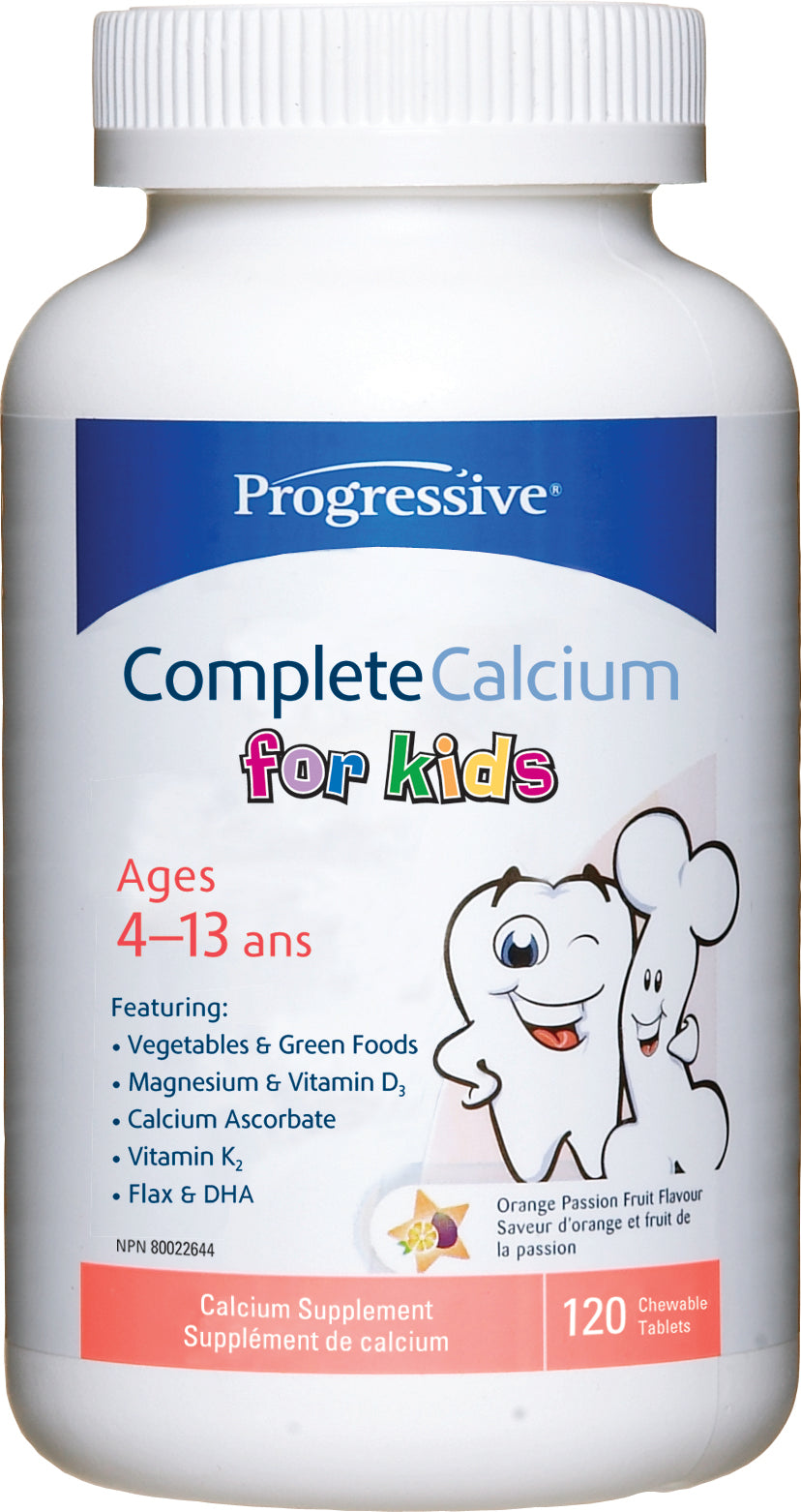 Progressive Complete Calcium for Kids – Bone & Immune Support | Orange ...