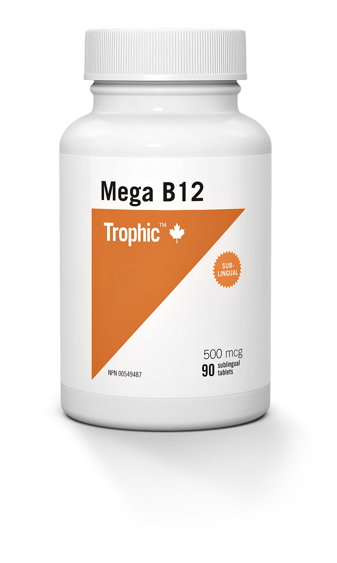 Trophic Mega B12 500mcg (Yeast Free)