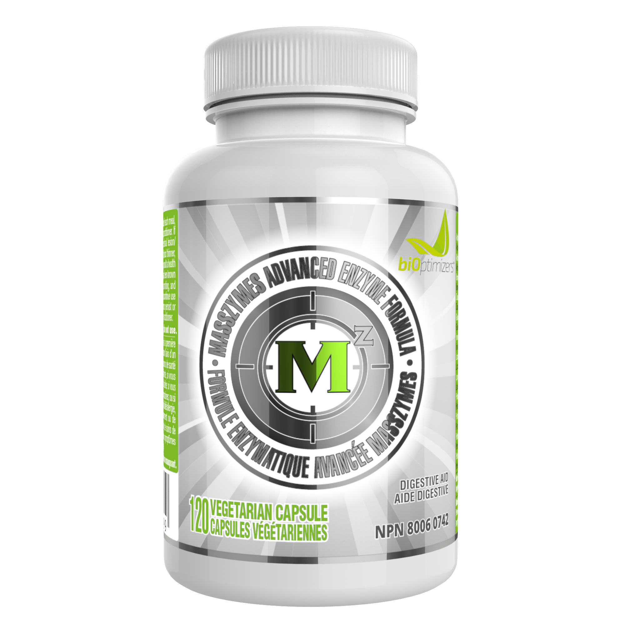 biOptimizers Masszymes - Advanced Enzyme Formula 120 Capsules