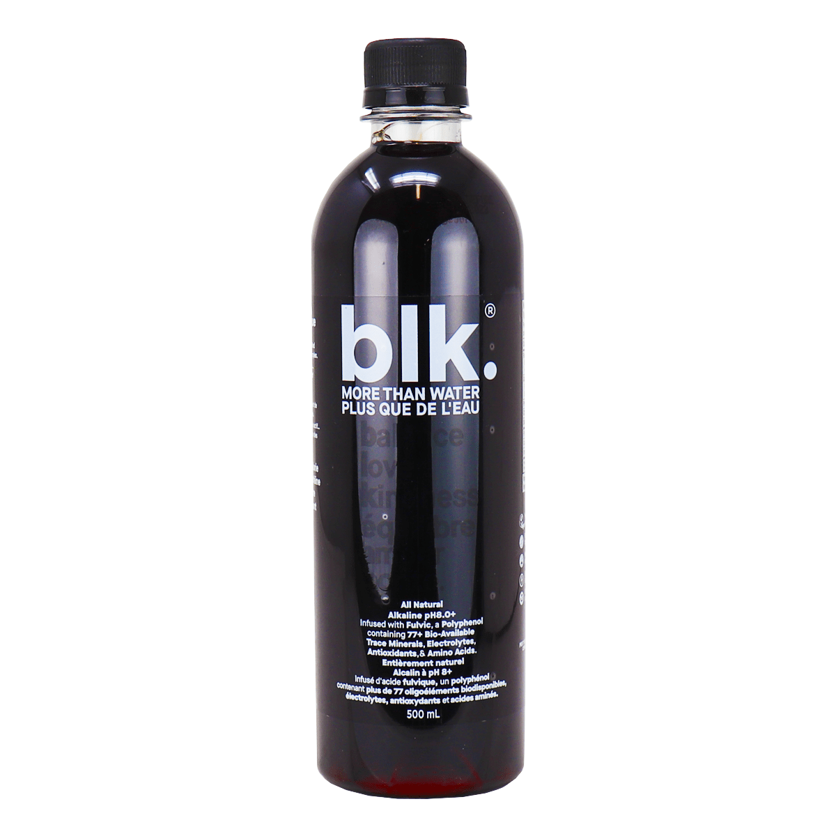 Blk. Water (500ml, 12x 500ml) - Blended Fulvic Trace Minerals